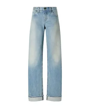 Khaite Mid-waist Wide-leg Jeans - Blue