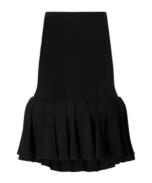 JEAN PAUL GAULTIER Gathered Knee-length Skirt