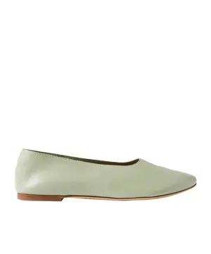 Staud Leather Ballet Flats - No
