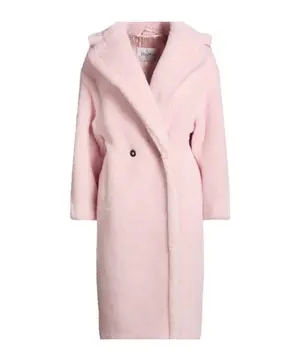 Max Mara Oversized Teddy Coat - Pink