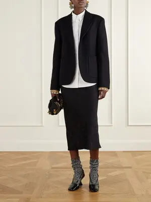 Dries Van Noten Wool-felt Blazer