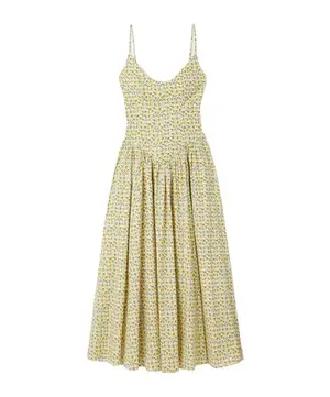 Staud Cotton-blend Poplin Maxi Dress - No