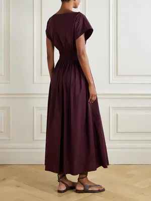 Matteau Cotton-poplin Midi Dress