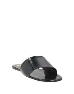 Saint Laurent Minimalist Patent Leather Slippers