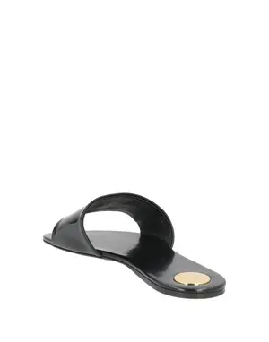 Saint Laurent Minimalist Patent Leather Slippers