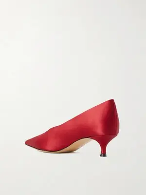 Le Monde Beryl Colored Satin High Heels