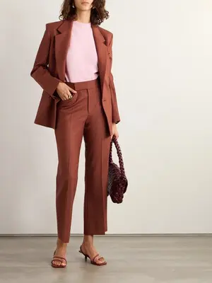 Victoria Beckham Twill Flared Pants
