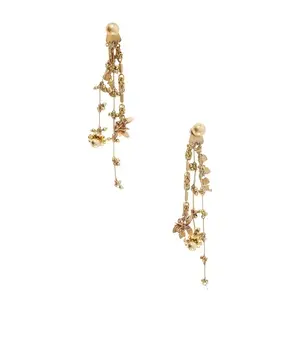 Dries Van Noten Embellished Earrings - Yellow