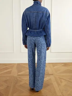 Dries Van Noten High-collar Denim Jacket