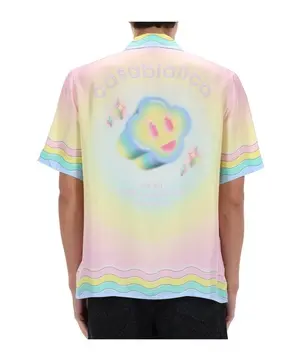 Casablanca Short Sleeve Camp Collar Shirt