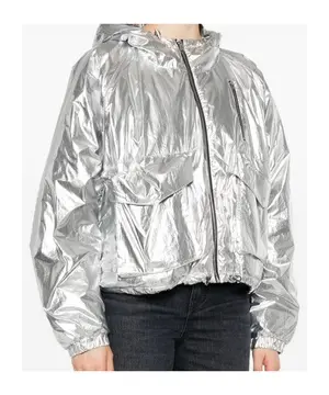 IRO PARIS Metallic Hooded Jacket