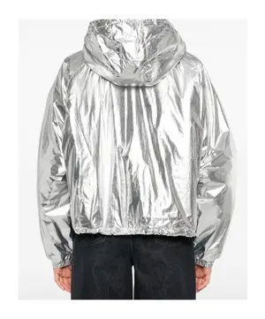 IRO PARIS Metallic Hooded Jacket