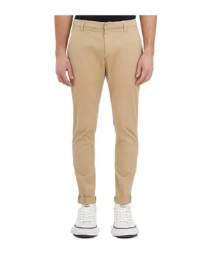 DONDUP Cuffed-hem Casual Trousers - Beige