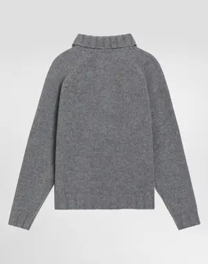 Dolce & Gabbana Polo-neck Logo-plaque Sweater