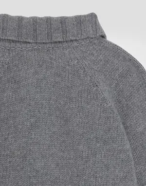 Dolce & Gabbana Polo-neck Logo-plaque Sweater