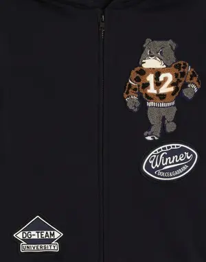 Dolce & Gabbana Cotton Sweatshirt With Patch