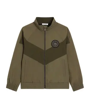 Dolce & Gabbana Chevron Bomber Jacket - Green