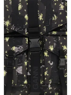GANNI Printed Backpack