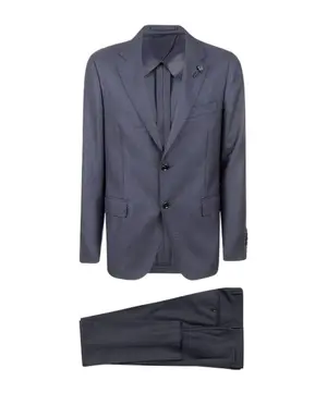 LARDINI Two-piece Tailored Suit - Blue