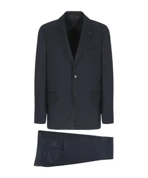 LARDINI Single-breasted Tailored Suits - Navy