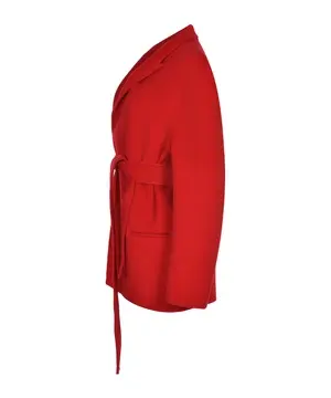 Alberta Ferretti Long-sleeve Belted Jacket
