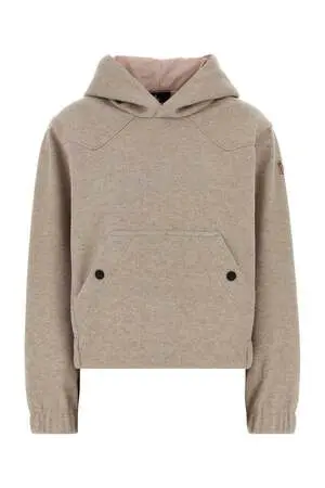 Moncler Sand Flannel Sweatshirt - Brown