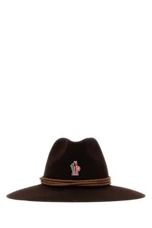 Moncler Dark Felt Hat - Brown
