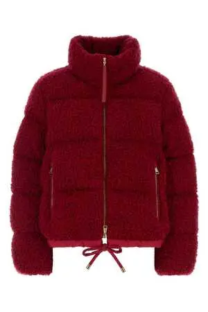 Moncler Boucle Trascendance Down Jacket - Red