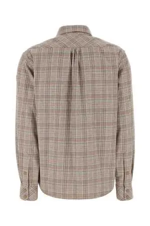 Moncler Embroidered Flannel Shirt