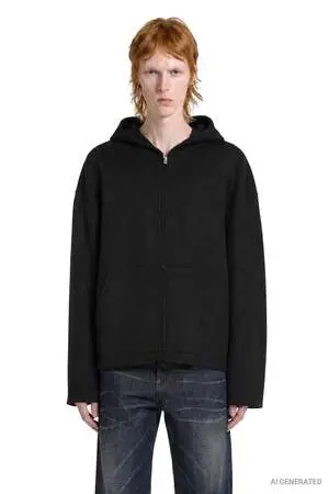 Acne Studios Hooded Cashmere Jacket