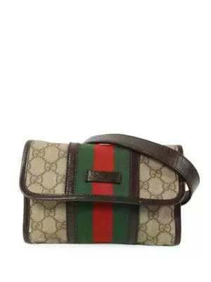 Gucci Gg Supreme Web Belt Bag