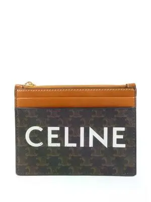 Celine Triomphe Canvas Card Holder