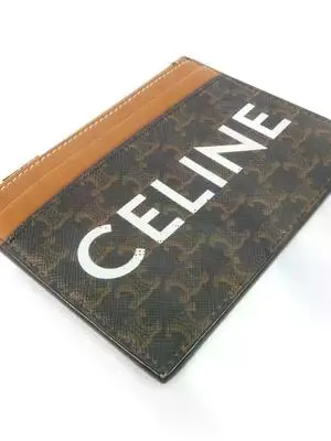 Celine Triomphe Canvas Card Holder