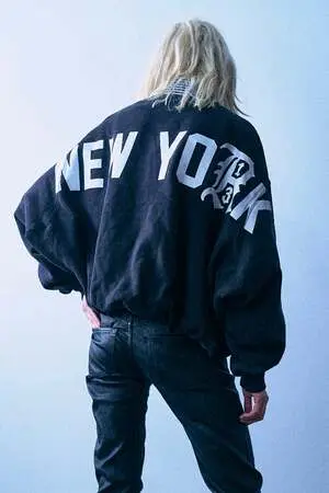 R13 New York 13 Balloon Crewneck