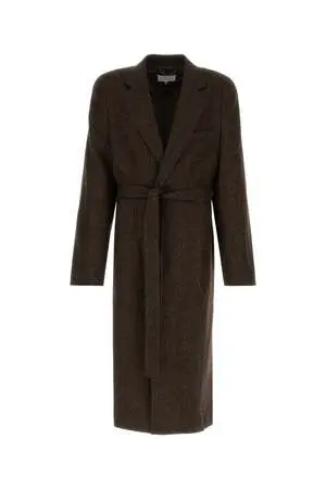 MAISON MARGIELA Herringbone Wrapped Coat - Multicolor