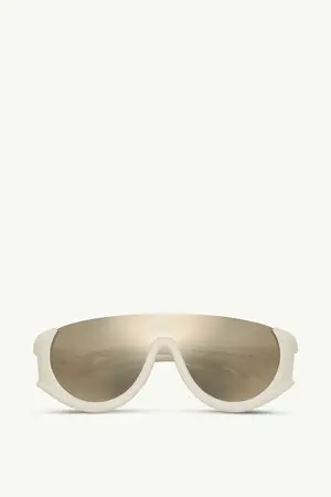 Moncler Pulser Wraparound Sunglasses - White