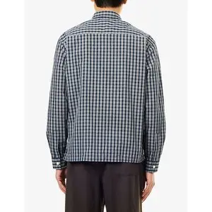 Nn07 Deon Check Cotton Shirt - Navy Check