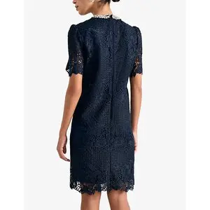 PHASE EIGHT Eloise Gem-embellished Lace-woven Mini Dress
