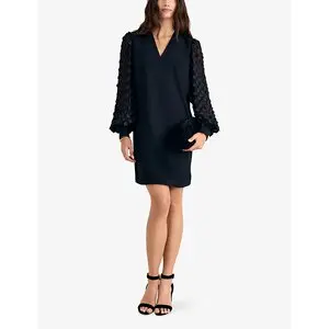 PHASE EIGHT Laura Textured-sleeve Woven Mini Dress