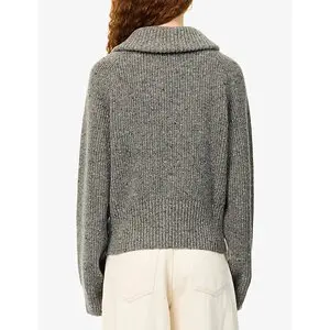 Samsøe Samsøe Saamandy Zip Turtleneck Wool-blend Jumper