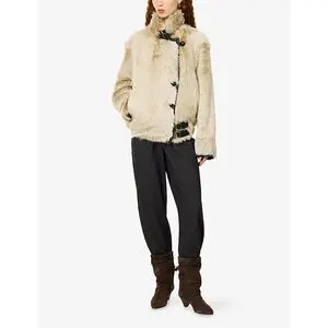Isabel Marant Étoile Roama Shaggy Shearling Coat
