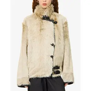 Isabel Marant Étoile Roama Shaggy Shearling Coat