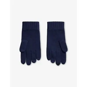 Polo Ralph Lauren Logo-embroidered Wool Gloves