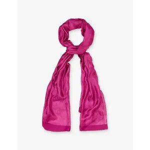 PHASE EIGHT Satin-trim Woven Scarf