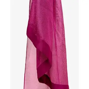 PHASE EIGHT Satin-trim Woven Scarf