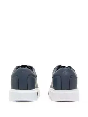 Armani Exchange Logo-print Leather Sneakers