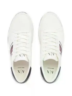 Armani Exchange Logo-print Striped Sneakers