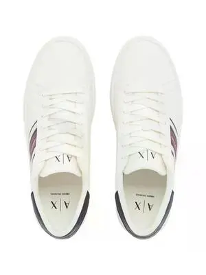 Armani Exchange Logo-print Striped Sneakers