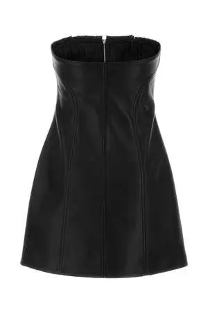 Blumarine Leather Mini Dress