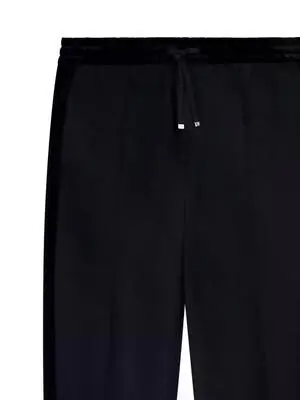 Armani Exchange Velvet-trim Drawstring Track Pants